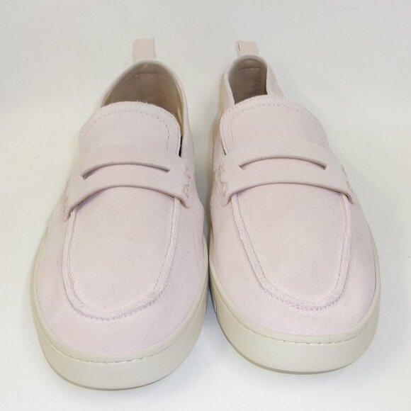 Vionic | Shoes | Vionic Uptown Pink Suede Casual Slip On Moc Loafers ...